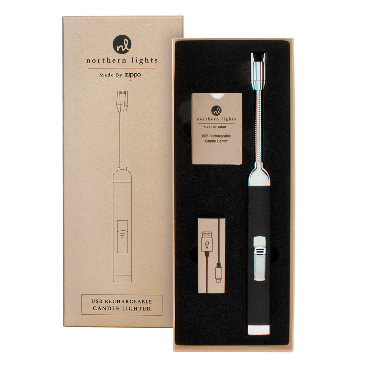 Rechargeable Candle Lighter - Rose Gold – Northern Lights Candles